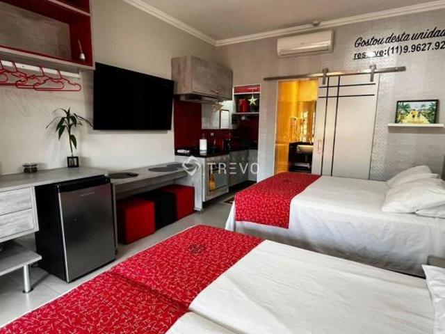 kinet em flat para venda com 1 quartos, 1 banheiros, 1 vaga e 26m²