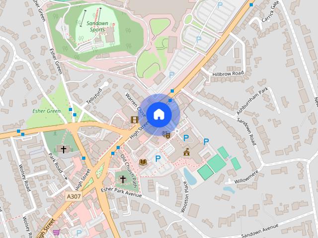 King Georges Walk, Esher, KT10