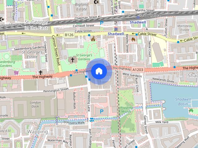 King Henry Terrace, Sovereign Court, The Highway, London, E1W