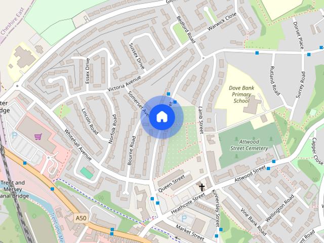 King Street, Kidsgrove, Stoke on Trent, Staffordshire, ST7