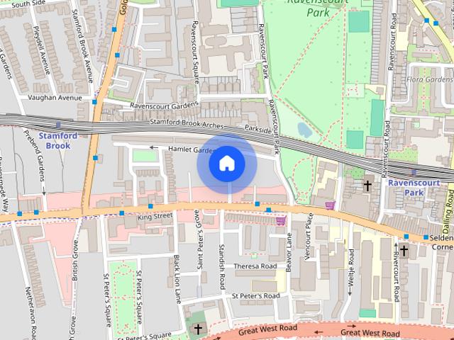 Kings Court, Hamlet Gardens, Ravenscourt Park, London, W6