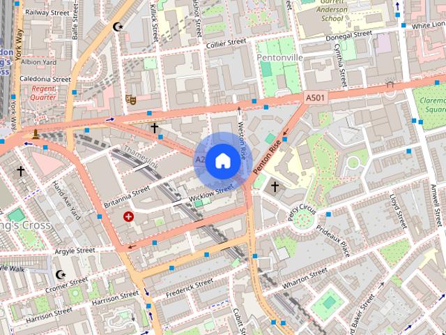 Kings Cross Road, Clerkenwell, London, WC1X