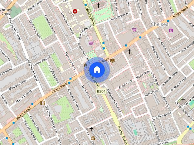 Kings road, Chelsea, London, SW3