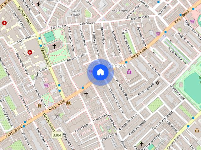 Kings Road, Kensington and Chelsea, London, SW3