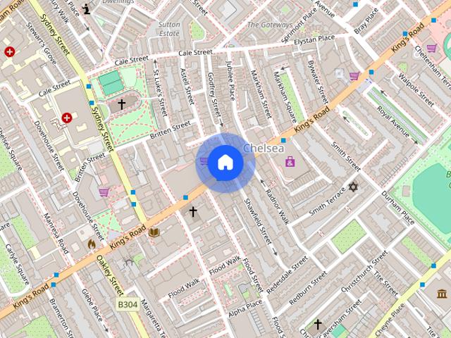 Kings Road, Kensington and Chelsea, London, SW3