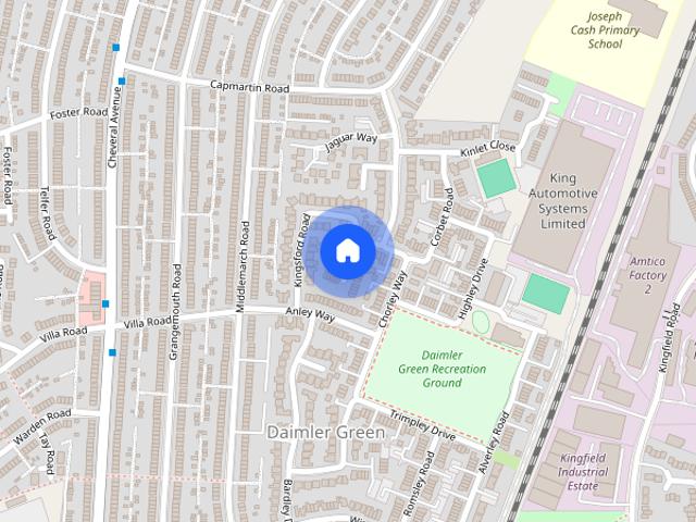 Kingsford Road, Daimler Green