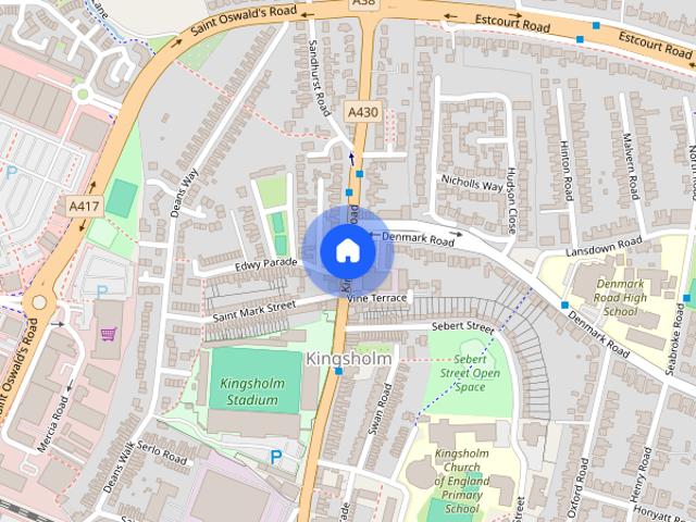 Kingsholm Road, Gloucester, Gloucestershire, GL1