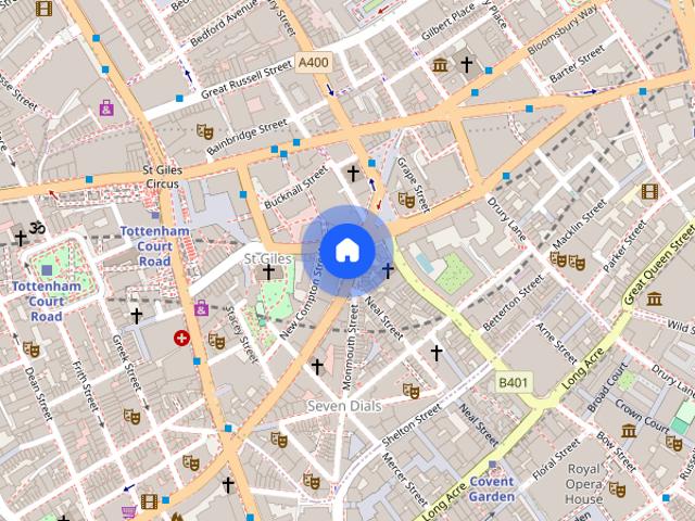 Kingsway, Fitzrovia & Covent Garden