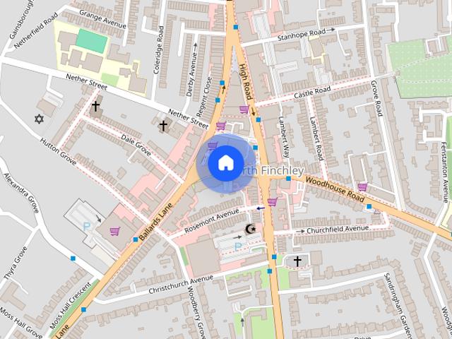 Kingsway, N12, North Finchley, London, N12