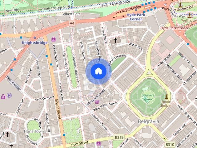 Kinnerton Street, Belgravia, London, SW1X