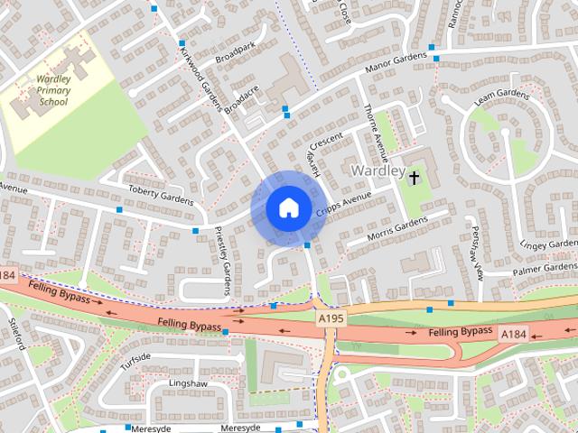 Kirkwood Gardens, Wardley, Felling, Gateshead