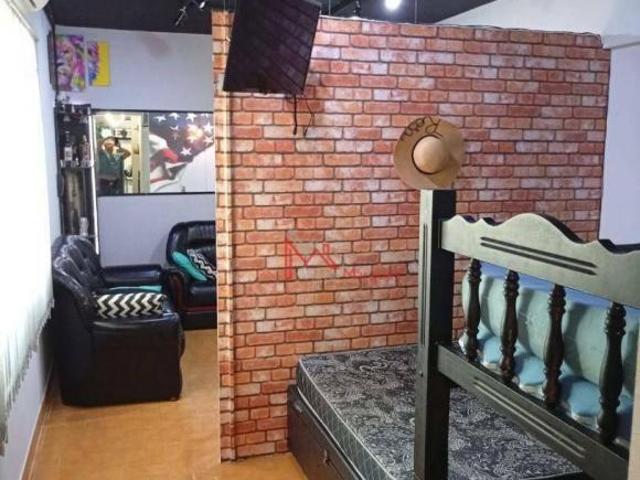 Kitnet/1 dormitório à venda, 36 m² por R$ 220.000 Canto do Forte Praia Grande/SP