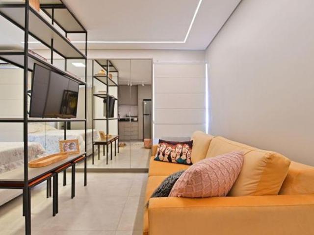 Kitnet 25M² Sudoeste Ed. Beta Studios CCSW 5 Reformada Garagem Aceita Financiamento Porteira Fechada
