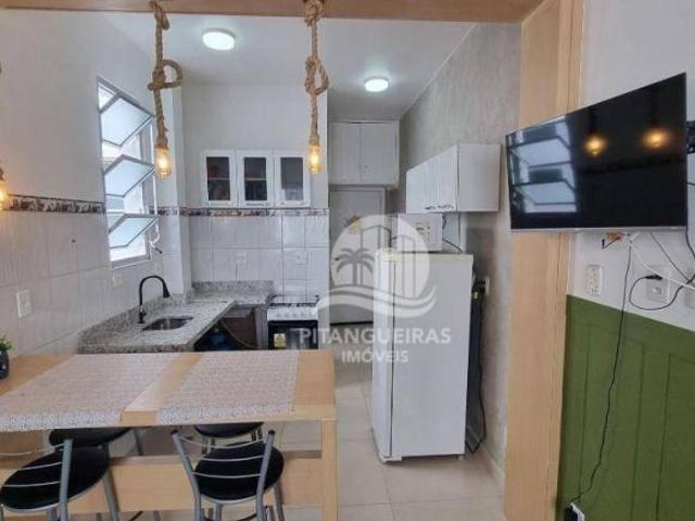Kitnet com quarto e sala à venda, 35 m² por R$ 280.000 Pitangueiras Guarujá/SP