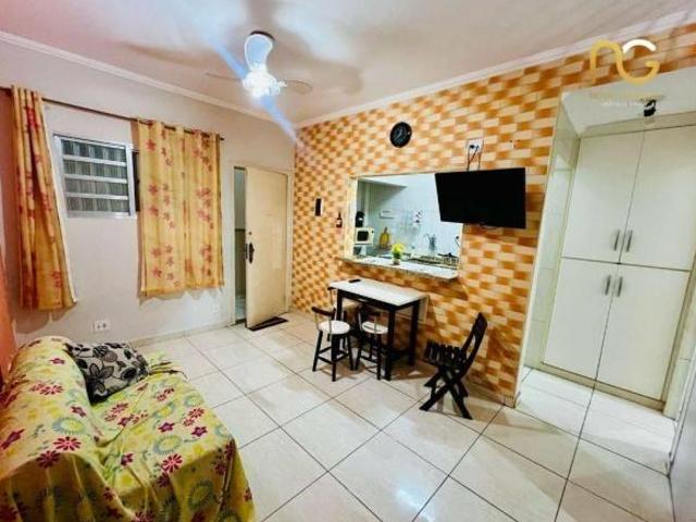 Kitnet com 1 dormitório à venda, 35 m² por R$ 215.000,00 Boqueirão Praia Grande/SP