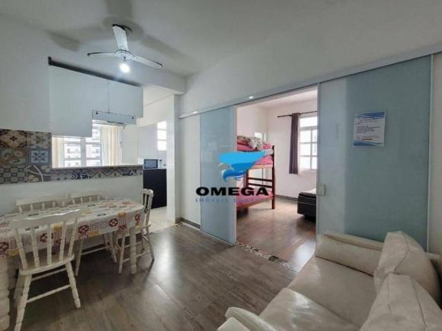 Kitnet com 1 dormitório à venda, 35 m² por R$ 390.000,00 Pitangueiras Guarujá/SP