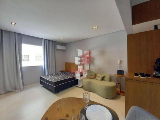 Kitnet com 1 dormitório à venda, 38 m² por R$ 420.000,00 Gonzaga Santos/SP