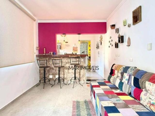 Kitnet com 1 dormitório à venda, 30 m² por R$ 290.000 Centro Guarujá/SP