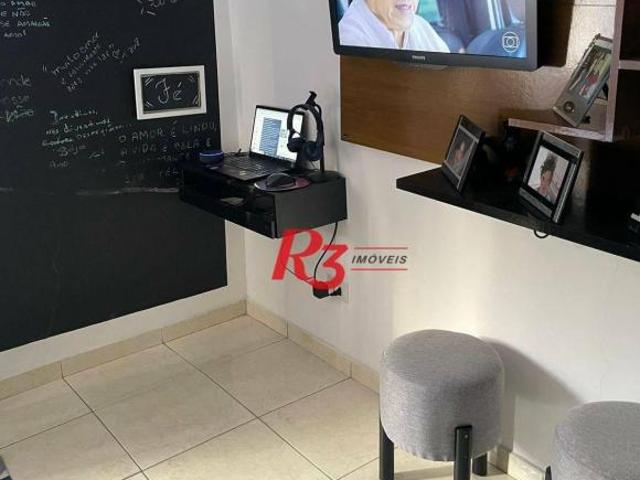 Kitnet com 1 dormitório à venda, 30 m² por R$ 260.000,00 Itararé São Vicente/SP