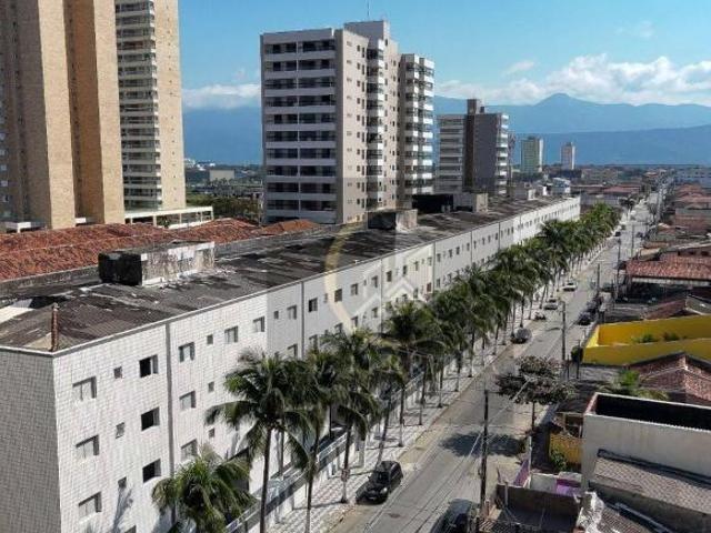 Kitnet com 1 dormitório à venda, 32 m² por R$ 215.000 Mirim Praia Grande/SP