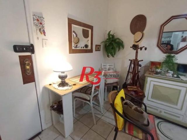 Kitnet com 1 dormitório à venda, 32 m² por R$ 300.000,00 Ponta da Praia Santos/SP