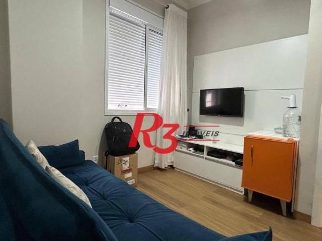 Kitnet com 1 dormitório à venda, 42 m² por R$ 300.000,00 Embaré Santos/SP