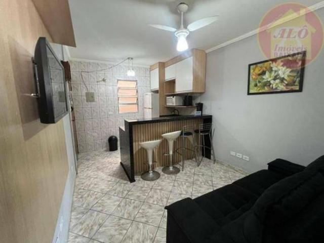 Kitnet com 1 quarto à venda, 39 m² por R$ 224.000 Aviação Praia Grande/SP