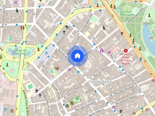 Kitnet com 1 quarto e 30m² para alugar em Cidade Baixa, Porto Alegre