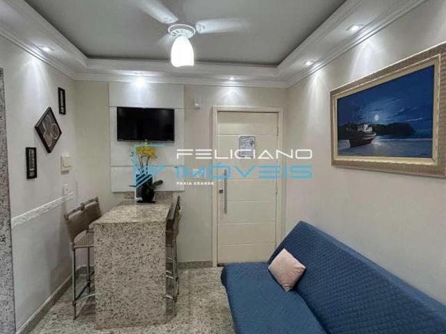 Kitnet com 1 quarto, Guilhermina, Praia Grande R$ 265 mil, Cod: 7109