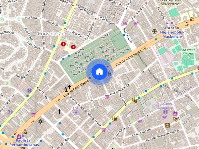 Kitnet com 22 m² com varanda, mobiliado para alugar próximo ao metrô republica, são paulo