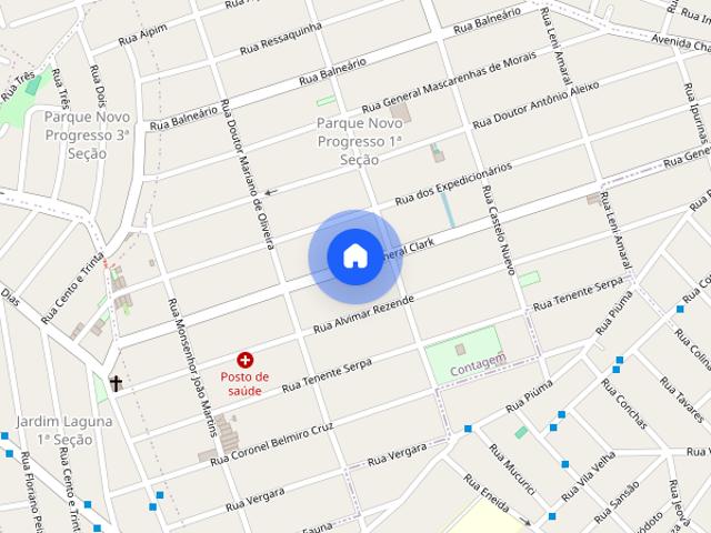 Kitnet / Conjugado com 1 quarto para alugar em Contagem, no bairro Novo Progresso