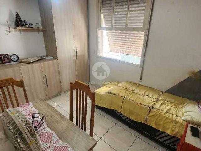 Kitnet à Venda em Embaré, Santos – 30 m², 1 Vaga, Financiamento Aceito
