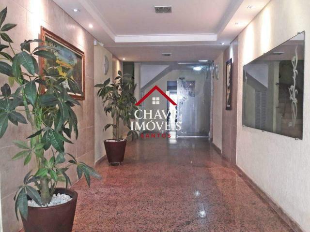 Kitnet em Aparecida, Santos/SP de 33m² 1 quartos para locação R$ 2.200,00/mes