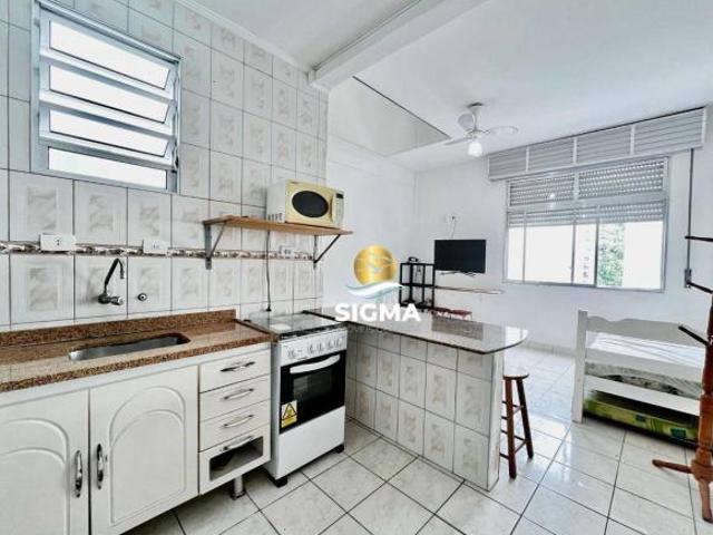 Kitnet em Barra Funda, Guarujá/SP de 30m² 1 quartos à venda por R$ 237.000,00 ou para locação R$ 2.0