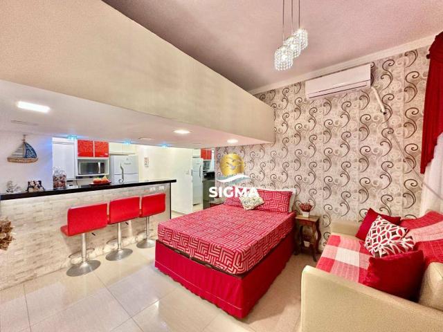 Kitnet em Barra Funda, Guarujá/SP de 30m² 1 quartos à venda por R$ 318.900,00