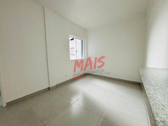 Kitnet em Embaré, Santos/SP de 30m² à venda por R$ 329.900,00