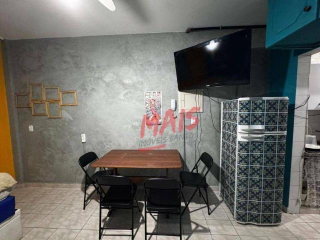 Kitnet em José Menino, Santos/SP de 28m² 1 quartos para locação R$ 1.800,00/mes