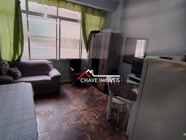 Kitnet em Pompéia, Santos/SP de 24m² 1 quartos à venda por R$ 264.000,00