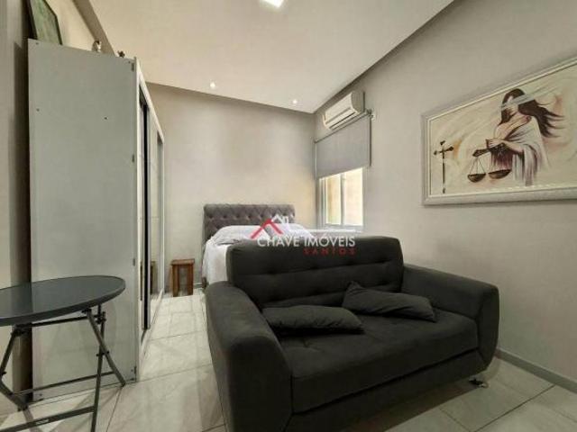 Kitnet em Pompéia, Santos/SP de 29m² 1 quartos à venda por R$ 350.000,00