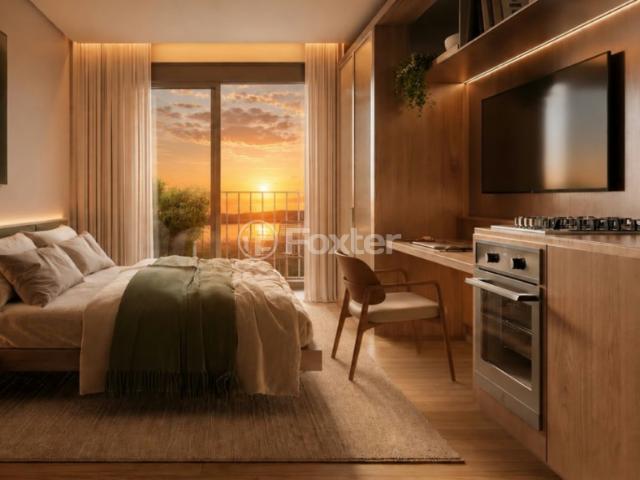 Kitnet / JK / Studio em condomínio com 1 dormitórios em Porto Alegre
