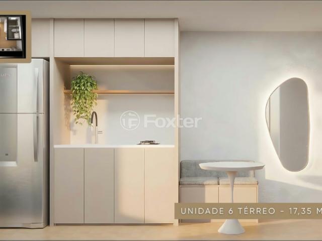 Kitnet / JK / Studio em condomínio com 1 dormitórios em Porto Alegre