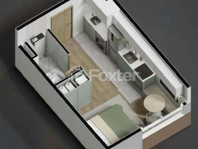 Kitnet / JK / Studio, 1 dormitórios, 23 m², em Cristal