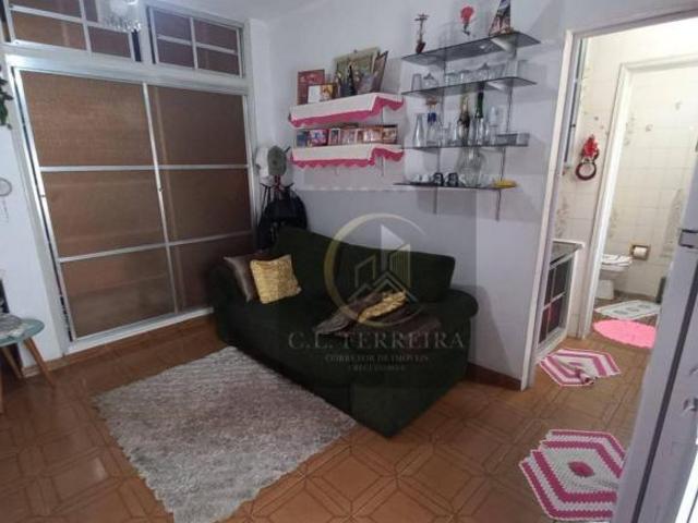 Kitnet mobiliada com 1 quarto à venda, 30 m² por R$ 185.000 Vila Guilhermina Praia Grande/SP