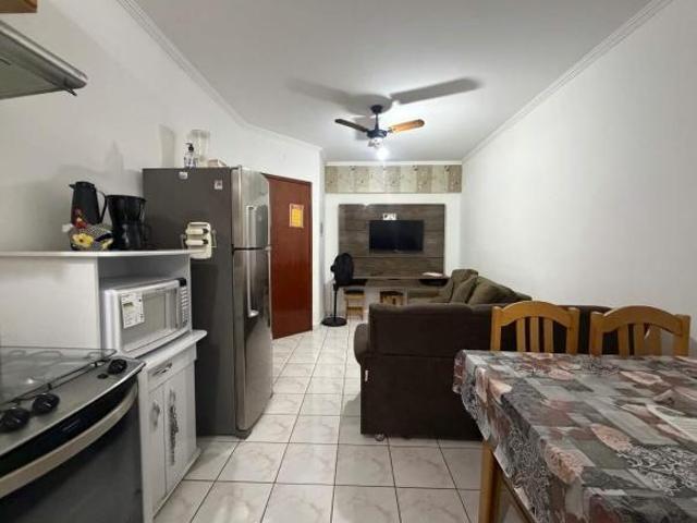 Kitnet Mobiliada com Vista do Mar na Aviação – Praia Grande/SP 1 vaga, 34 m²