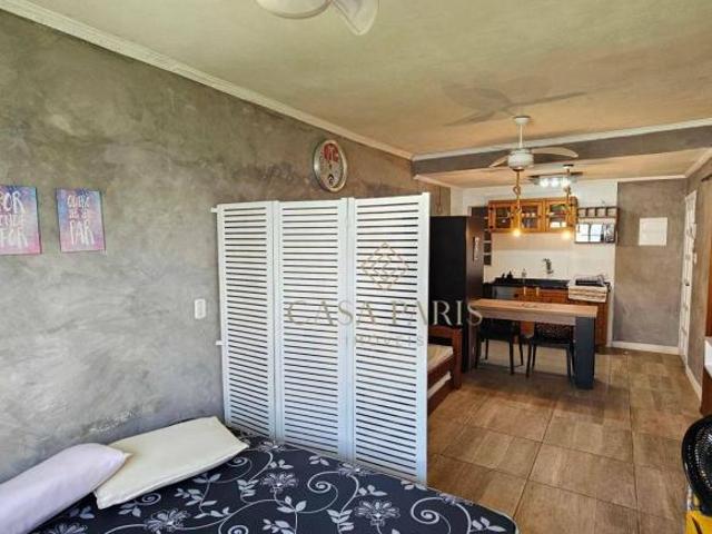 Kitnet MOBILIADA com vista lateral do mar à venda, 28 m² por R$ 240.000 Aviação Praia Grande/SP