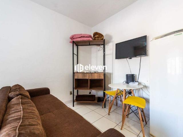 Kitnet Mobiliada para Locação – 31m², na Quadra da Praia, Santos/SP Pacote | Cód.: 9539