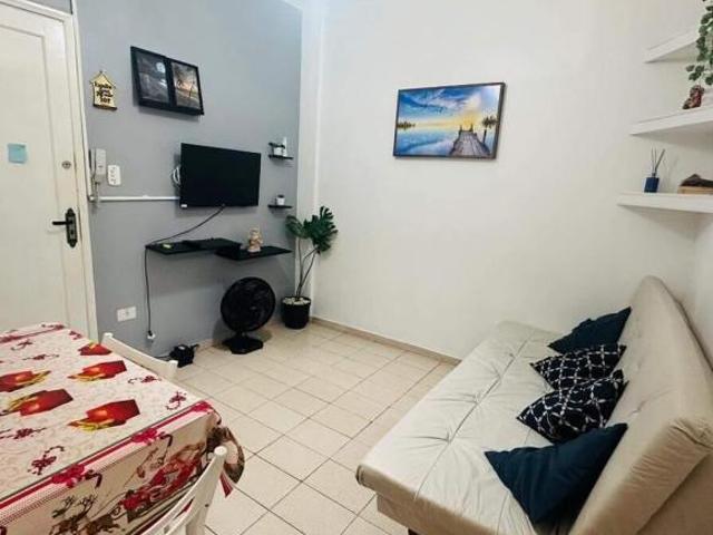 Kitnet mobiliada 1 dorm. com 1 vaga no Boqueirão – Praia Grande/SP financia
