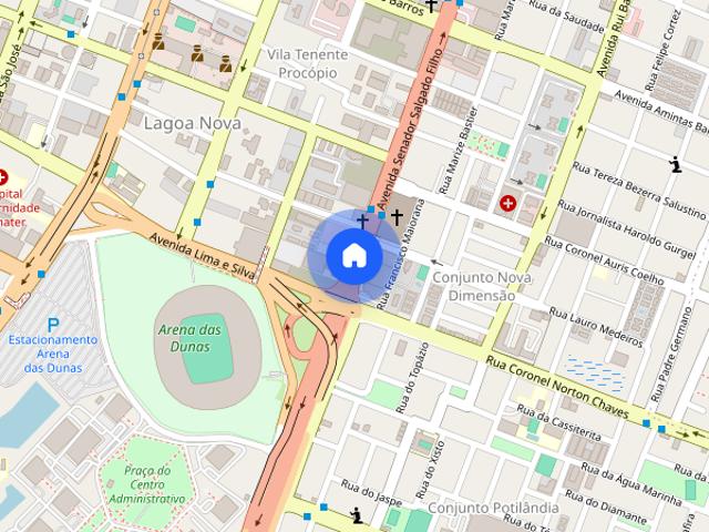 Kitnet mobiliado em ótima localização