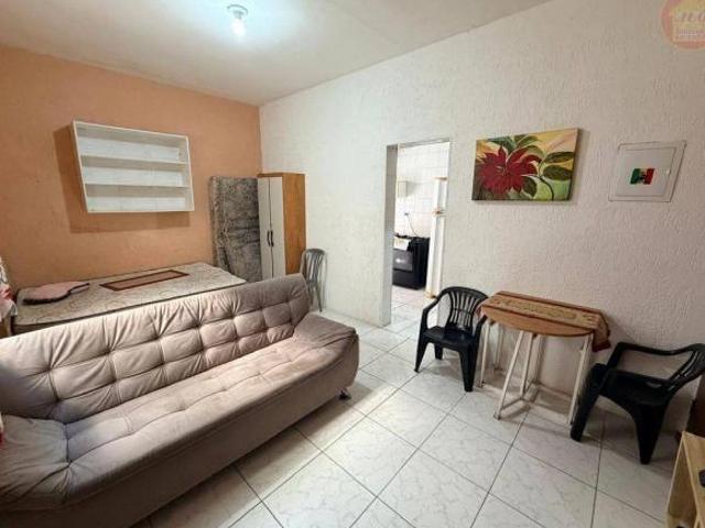 KITNET NO TÉRREO E MOBILIADO, 200 METROS DA PRAIA DO CAIÇARA