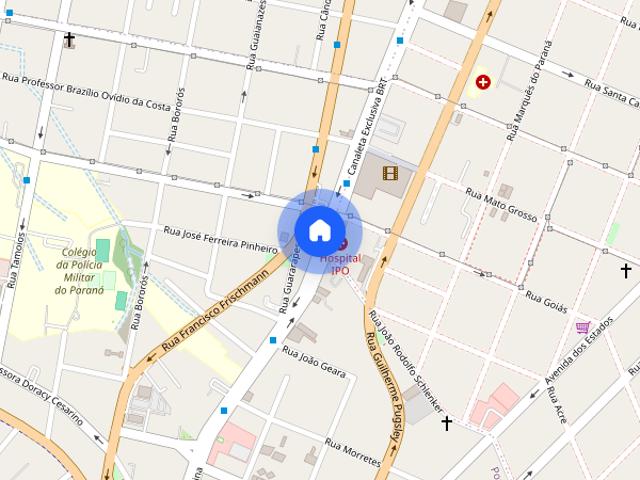 Kitnet / Stúdio para alugar na Rua Amazonas, 900, Água Verde, Curitiba